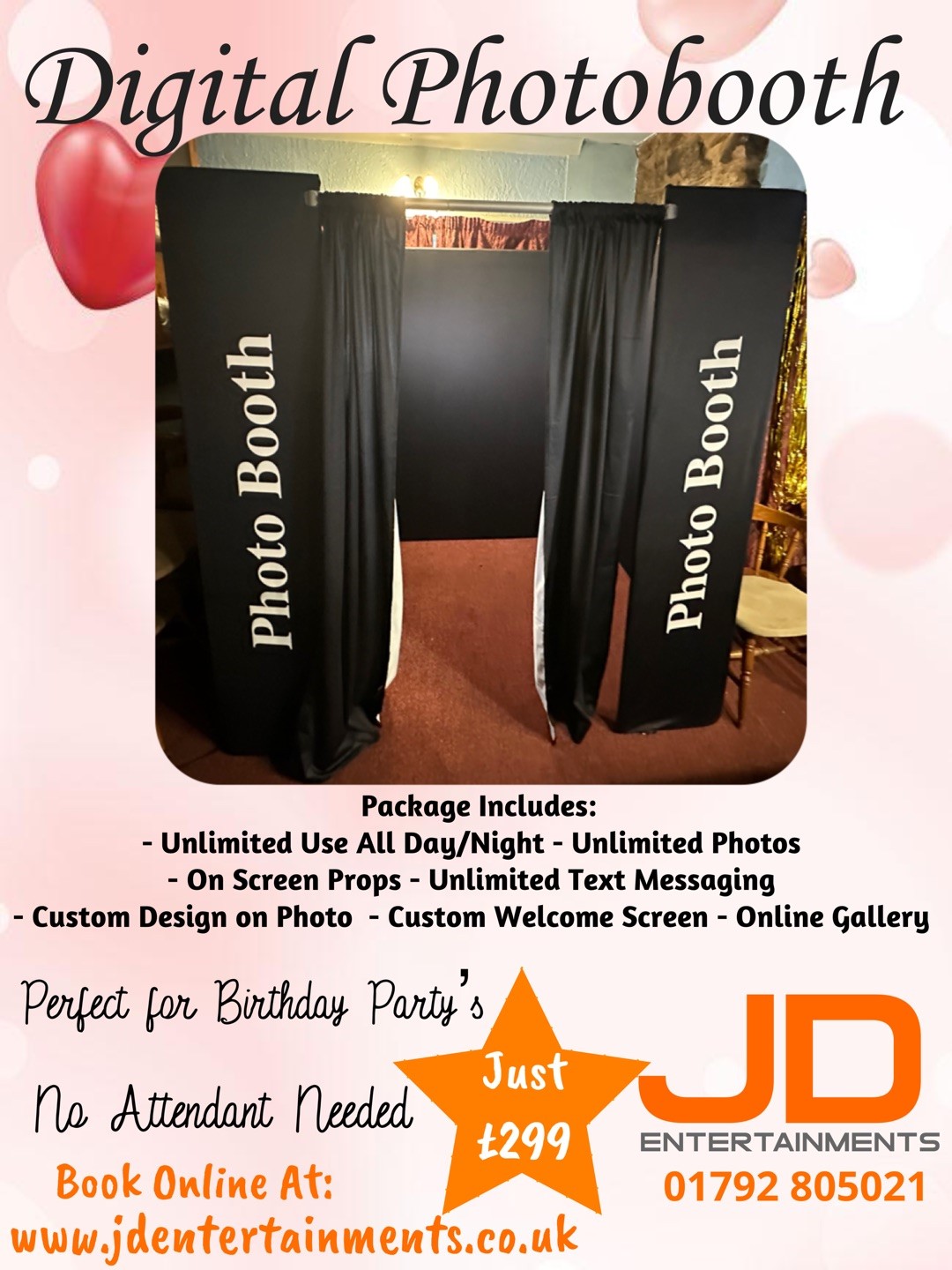 Photobooths – JD Entertainments – Photo Booth For Hire Swansea | JD ...
